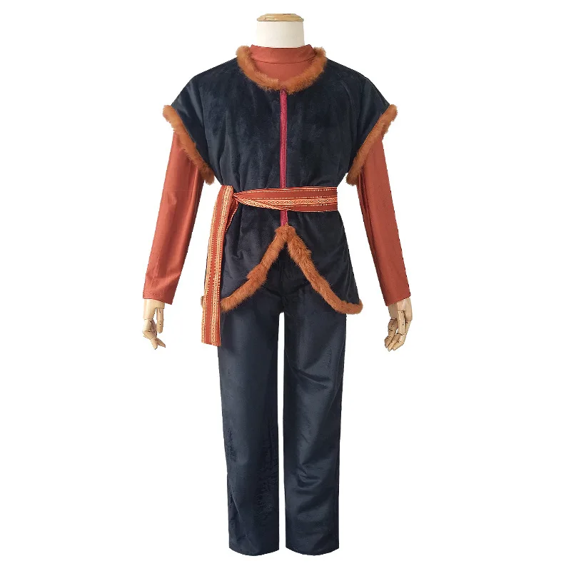 2019 New Movie PRINCE Kristoff Costume Kristoff Cosplay Outfits Uniform ...