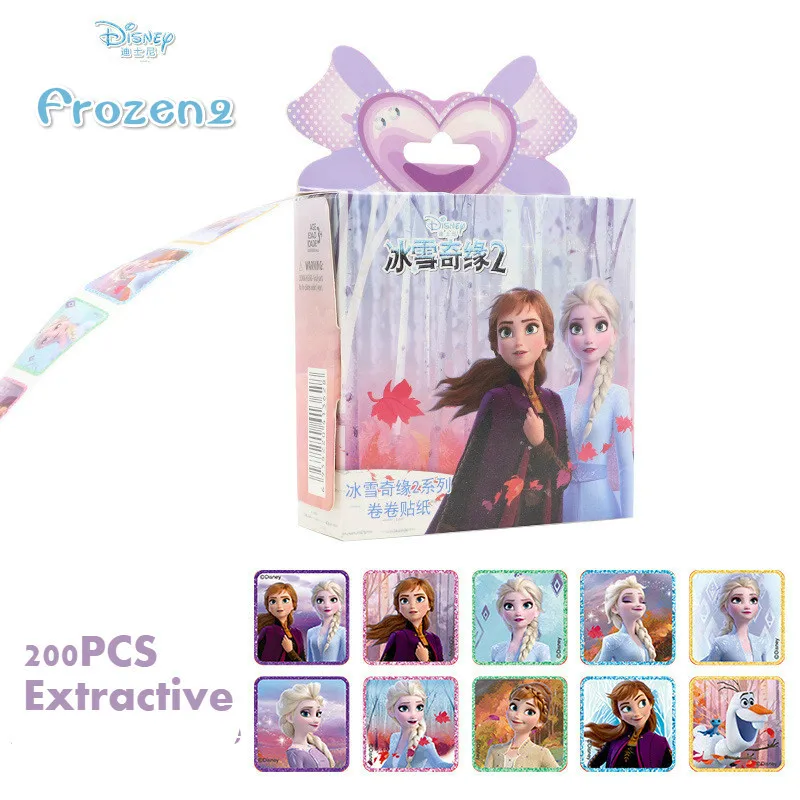 Disney pegatinas removibles Frozen2 para decoración de niños, pegatinas ...