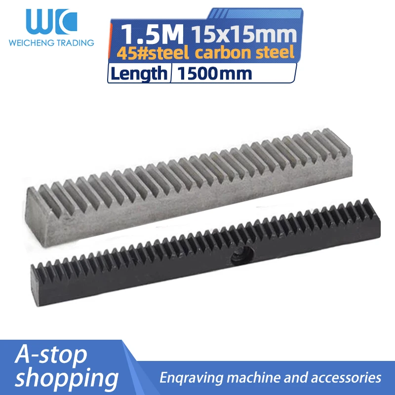 1pc-1-5M-15-15-Length-1500mm-Precision-Carbon-Steel-Transmission-Spur ...