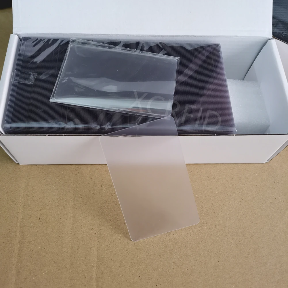 Cartão De Pvc Transparente Para Impressão De Identificação Cartão De ...