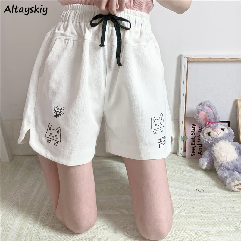 Shorts Women Kawaii | Short High Waist Kawaii | Ulzzang Summer Shorts ...
