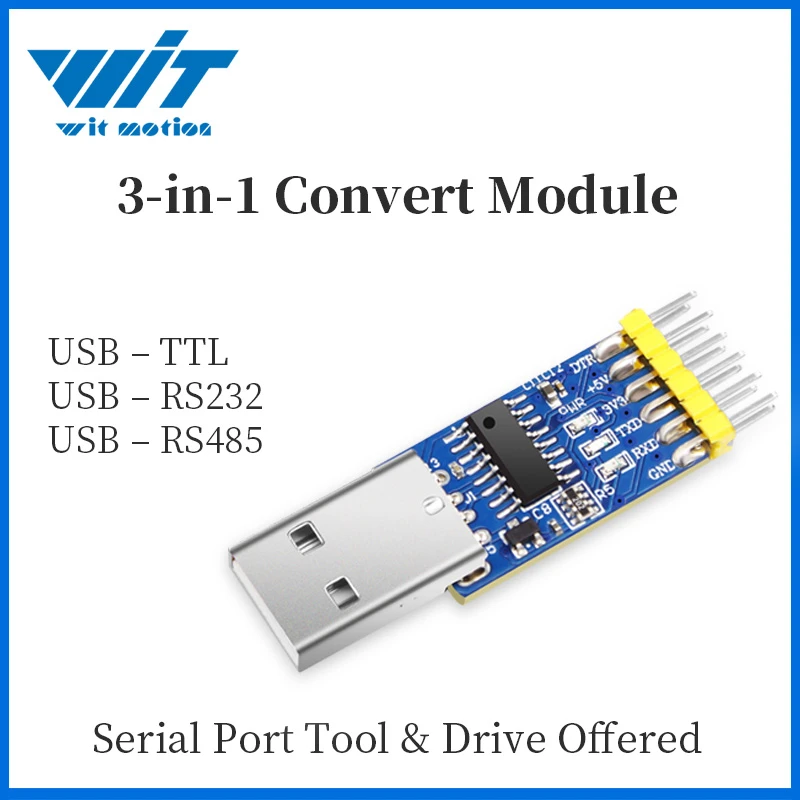 WitMotion USB to TTL RS485 RS232 Multi-function Serial Interface Module ...