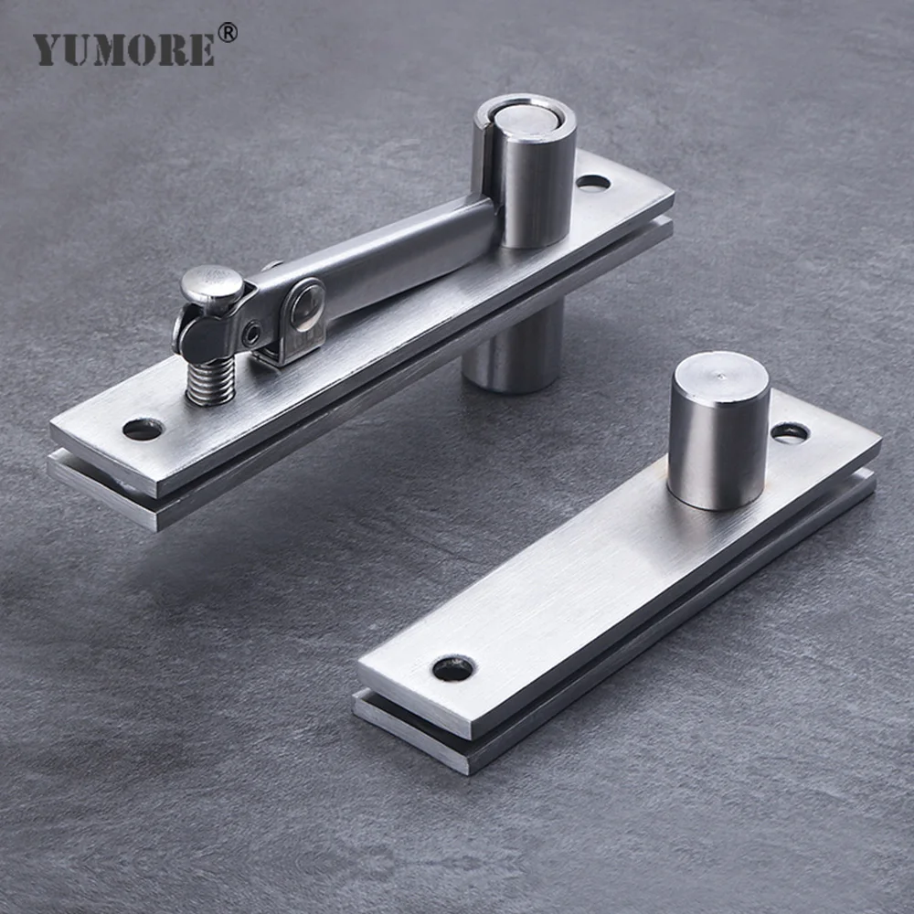 Yumore 360 Degree Shaft Rotation Axis Wooden Door Hinge Hidden ...