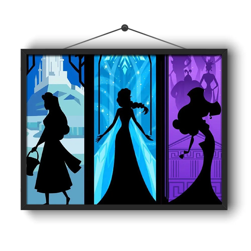 Clipart De Silhouette De Princesse Disney