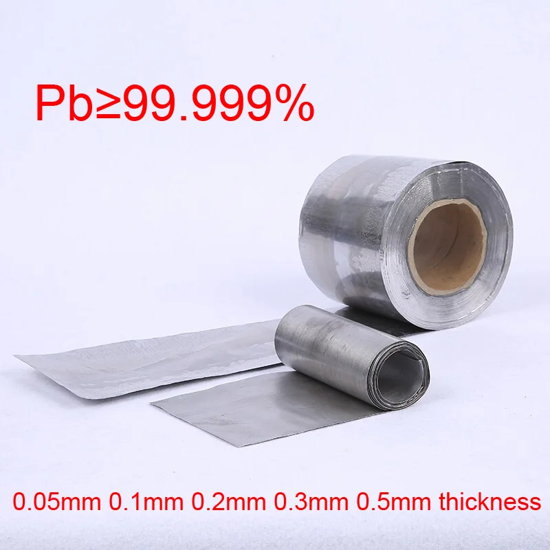 0.05mm 0.1mm 0.2mm 0.3mm 0.5mm thick Pb 99.999% pure lead foil lead ...