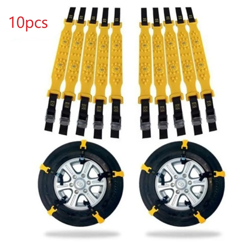 10Pcs-Universal-Snow-Chains-Winter-Thickened-Durable-Car-Tyre-Anti-skid ...