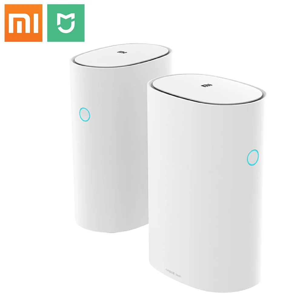 2PCS/Set Xiaomi Mi Router Mesh 2.4 5GHz WiFi Router High Speed 4 Core ...