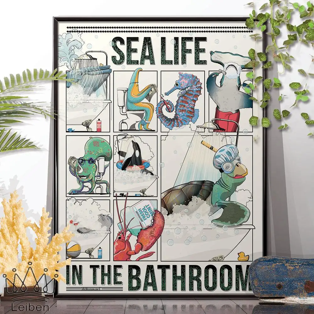 Sea Life Bathroom Decor