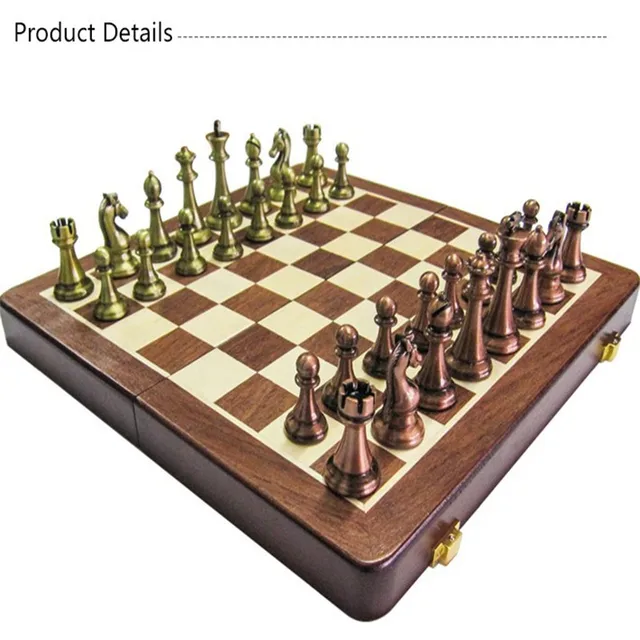 Zinc Alloy Chess Game Set | Zinc Alloy Chessboard | Chess Pieces ...