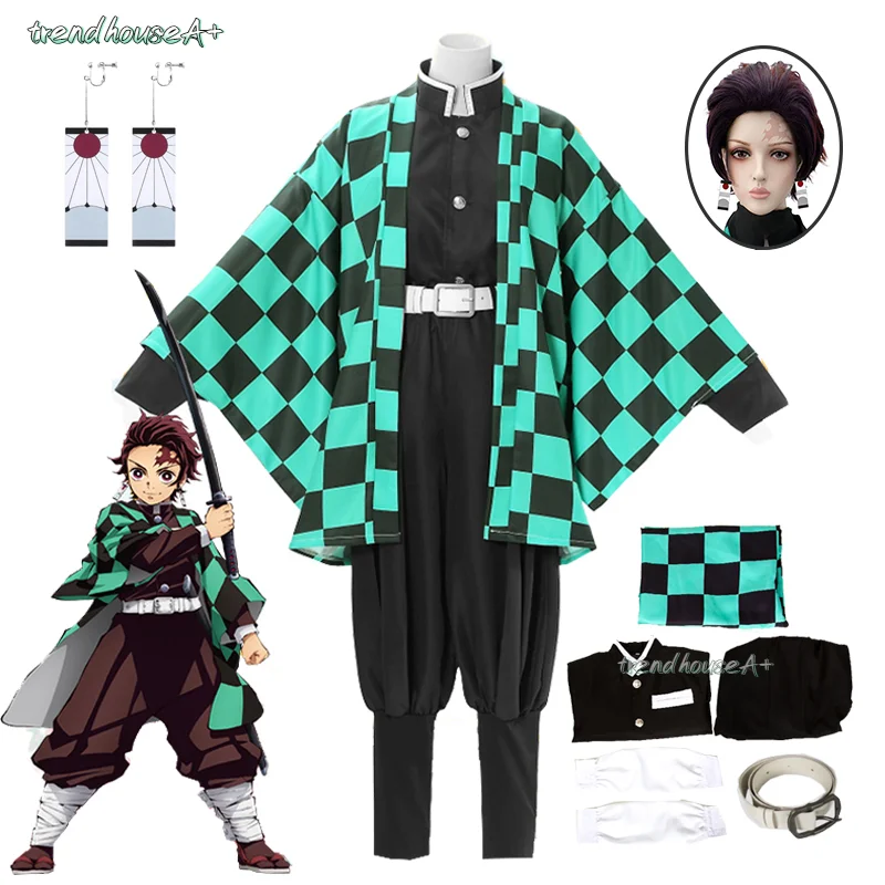 Disfraz de Demon Slayer para hombre y mujer, traje de Cosplay de ...