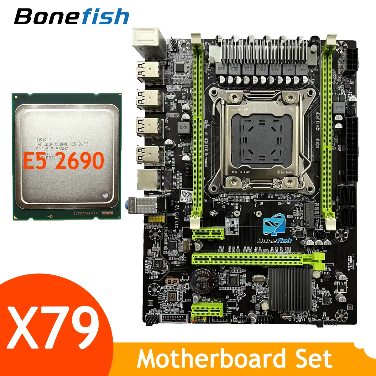 Conjunto Combinado de placa base X79 con procesador Intel Xeon E5 2690 ...
