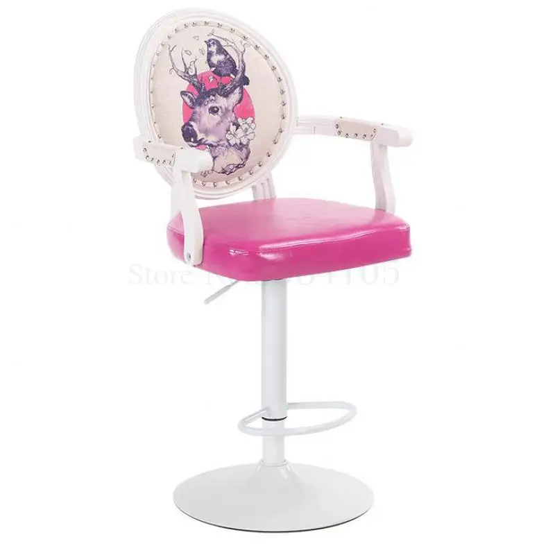 European Style Bar Chair Lift Chair Modern Simple Rotary Bar Chair High ...