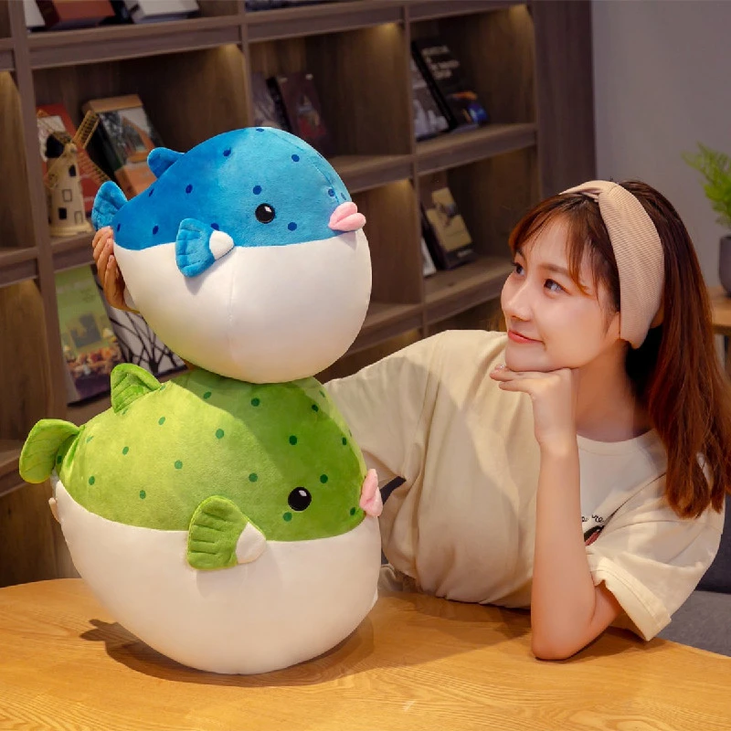 Cartoon Girl Puffer Fish