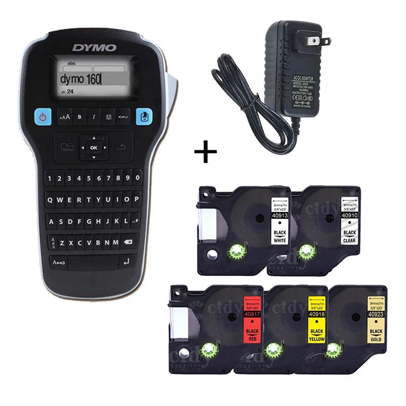 Dymo-LM160-Label-Printers-fit-for-Dymo-D1-6-9-12mm-40913-40917-Label ...