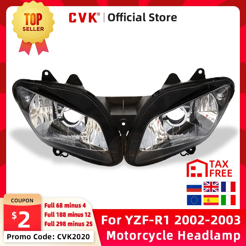 R1 Yamaha 2005 Front Headlight | Motorcycle Headlight Headlamp ...