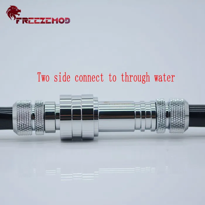 FREEZEMOD Water Cooler Valve Filter Two-side Liquid Stopper Adapter ...