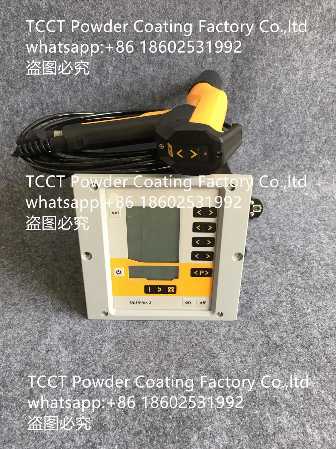 TCCT optiflex electrostatic powder coating control box+optiflex 2 spray ...