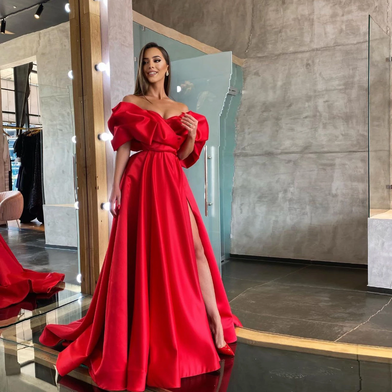 Red Princess Dresses For Prom