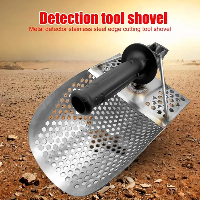 Stainless Steel Sand Scoop Small Metal Detector Detecting Underwater ...