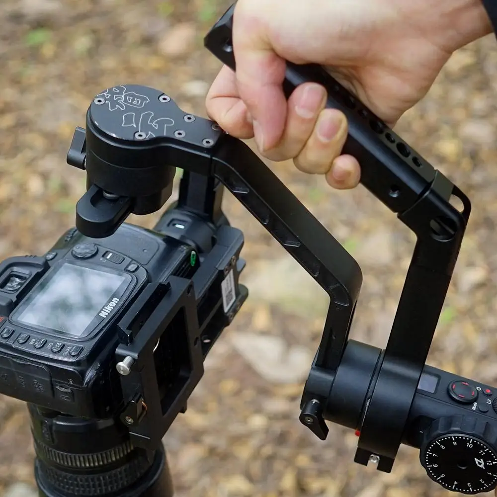 Camera Mounting Handle Grip Extension Arm Monitor Microphone LED Video ...