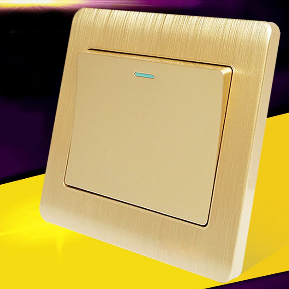 SANDIY Panel 1 Gang 1 Way 2Way Reset Switch Pulse Switch Momentary ...