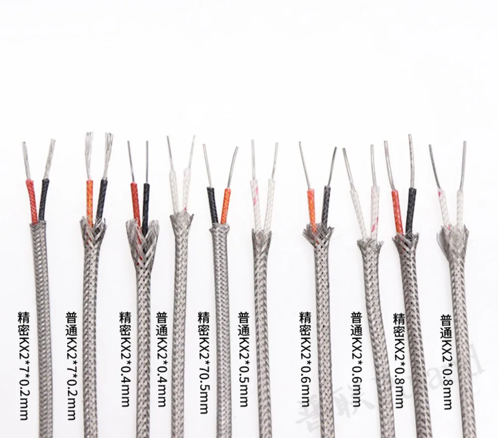 K2x0-4-Type-K-Shielded-Braided-Cable-Thermocouple-Wire-Shield-Fiber ...