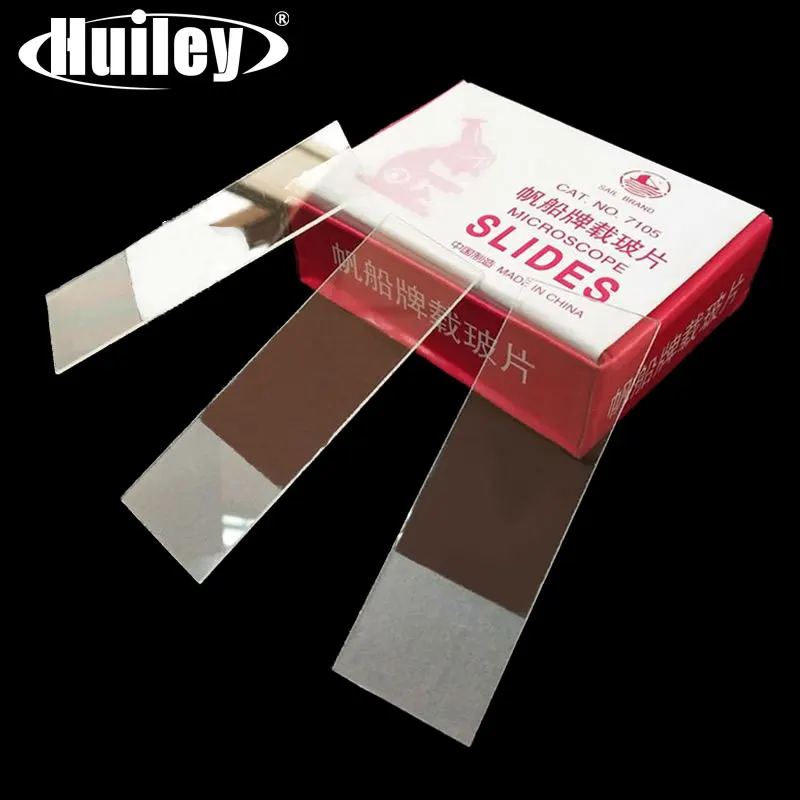 50PCS-25x76-mm-Blank-Microscope-Glass-Slides-Single-Side-Frosted-Slides ...