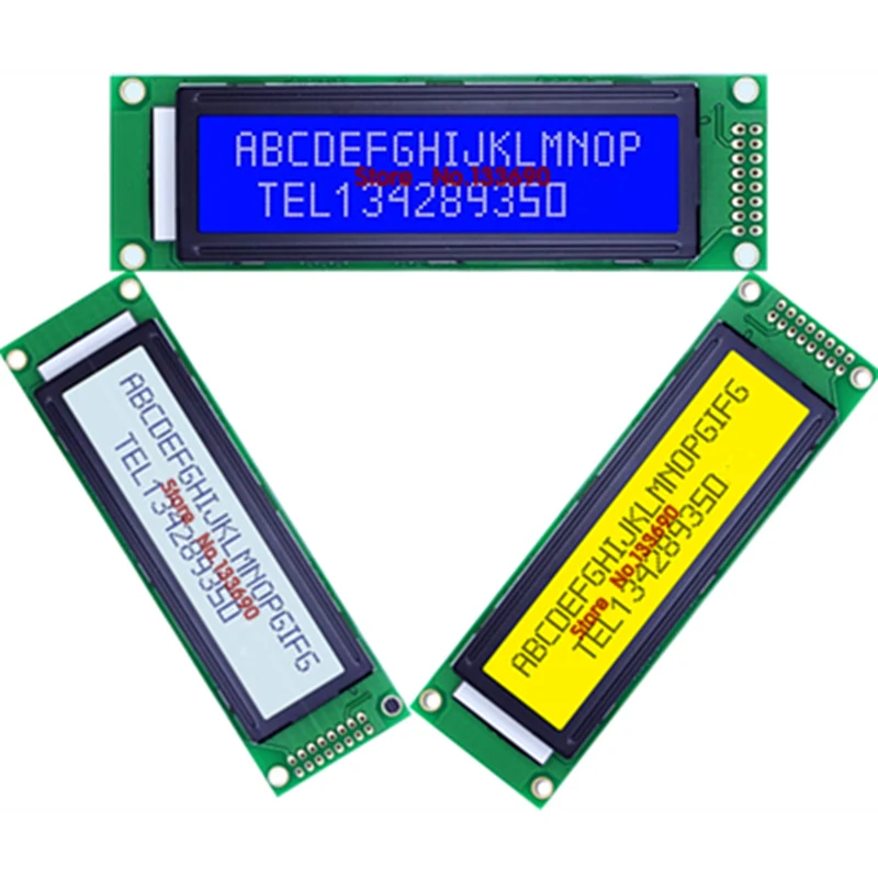 5V-202-20X2-2002-LCD-Module-Display-Screen-LCM-HD44780-KS0069-Blue ...