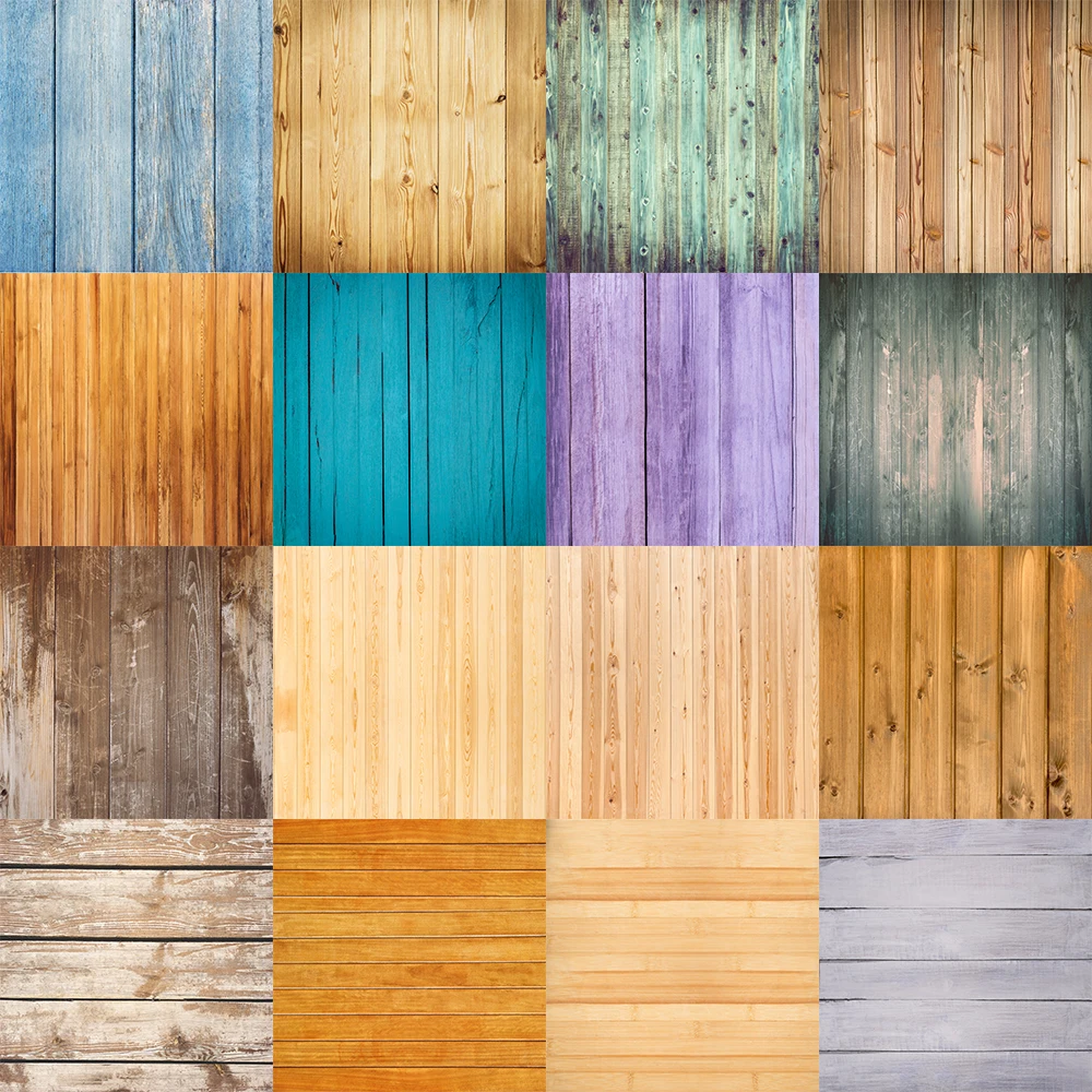 Minimoto Wooden Plank Floor Photography Background Cloth 3x5 Feet ...
