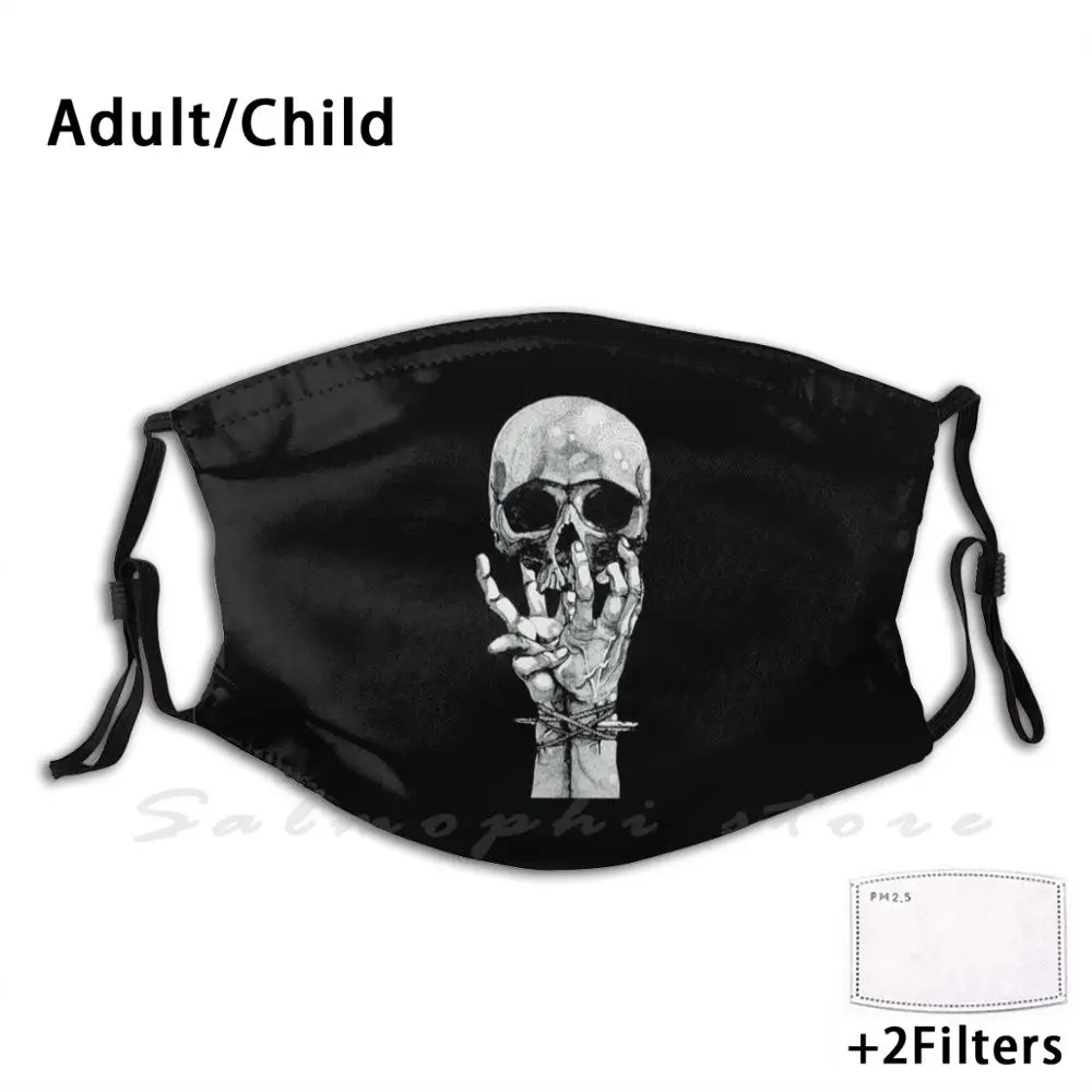Mask-Sad-Slave-Skull-Skull-Slave-Cigarette-Skeleton-Death-Black-Dead ...