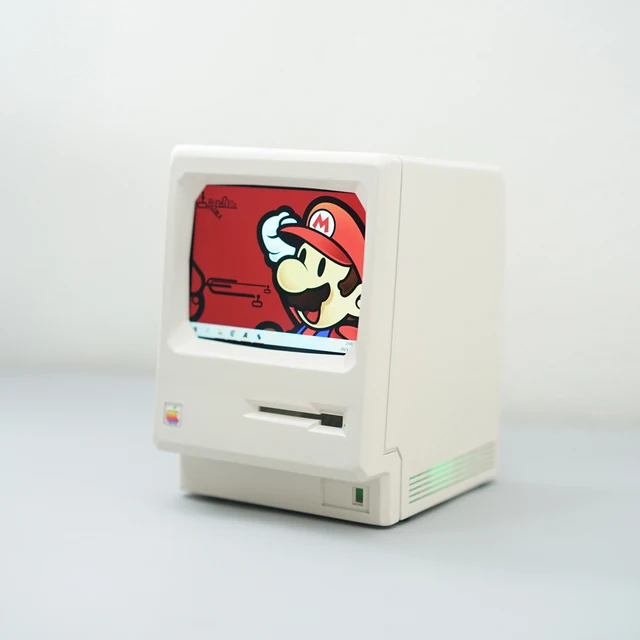 4th generation Macintosh 128K mini display DIY computer secondary ...