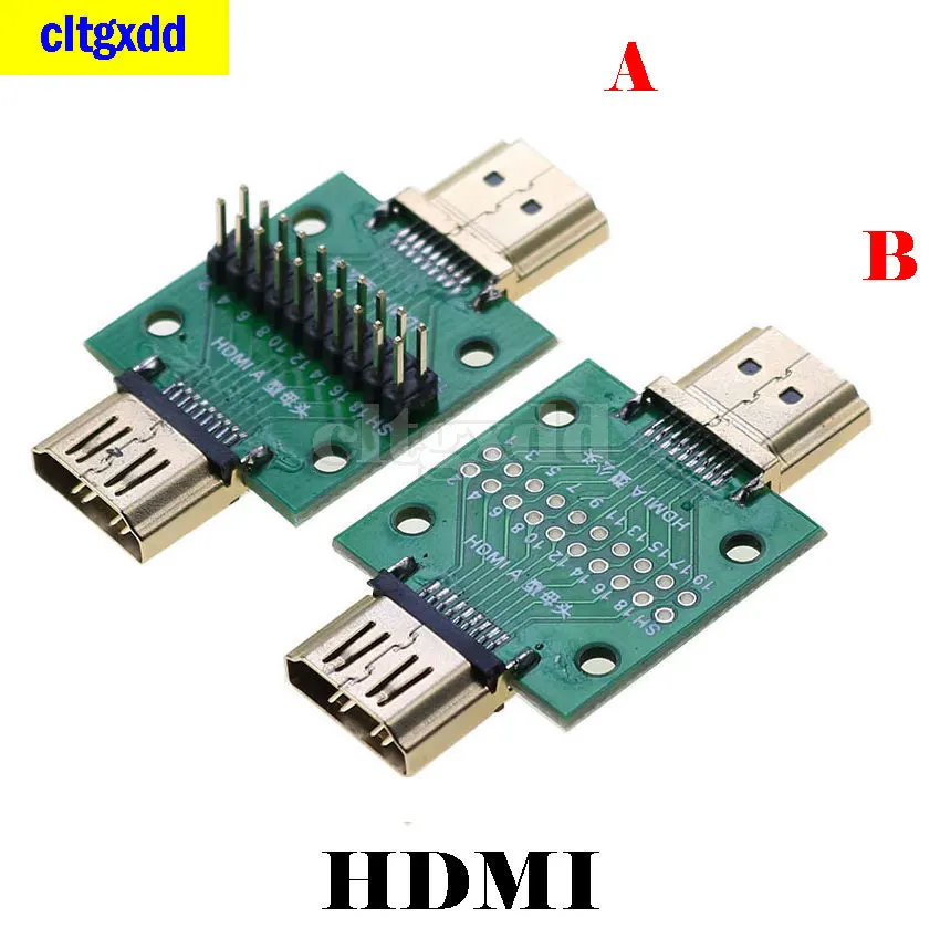1 Pcshdmi-compatib Male To Female Test Board Connector, With Board Pcb ...