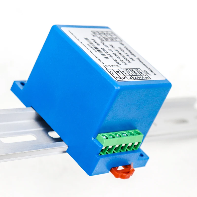 DC Hall Effect Voltage Sensor DIN Rail Input DC 0-100V, 50% OFF