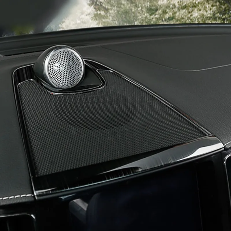 Car Center Console Dashboard Audio Speaker Frame Decoration Sticker ...