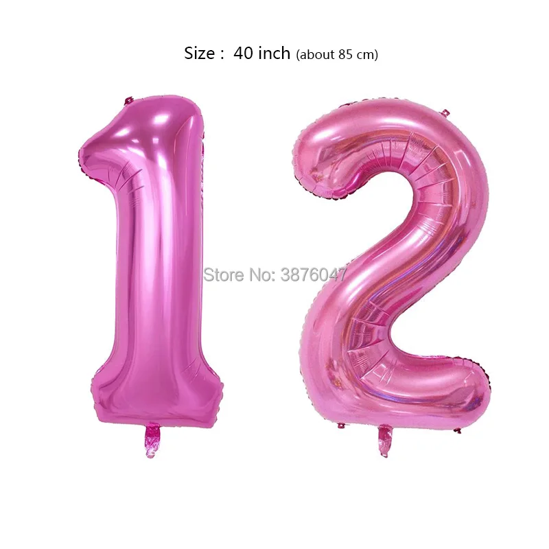 Balloons With Number 12