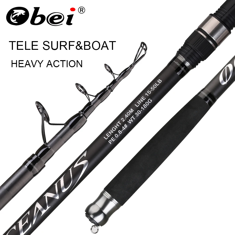 Obei Tele Surf Rod Telescopic Fishing Rod Tele Carp Carbon Fiber ...