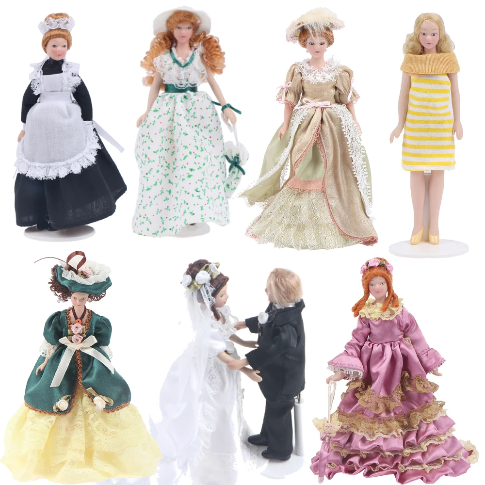 Multi-Styles-Victorian-Dolls-1-12-Miniature-Lady-Mini-Victorian-Dolls ...