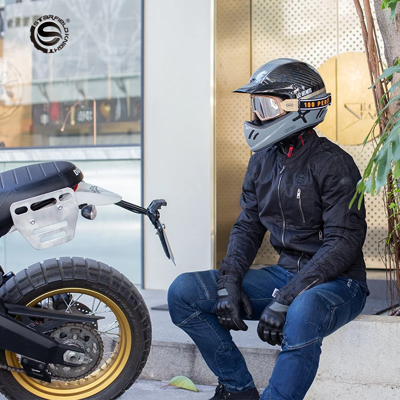 SFK new style motorcycle riding clothes windproof warm black jacket ...