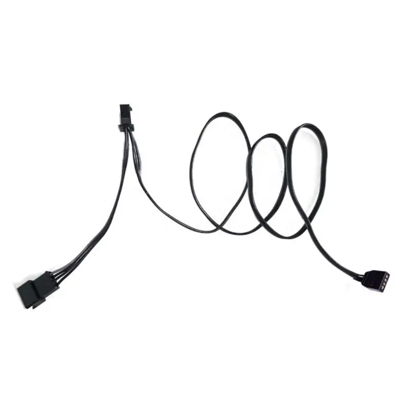 12 V 4 Pin RGB Connector Cable 60cm PC Case Fan LED Strip Extension ...