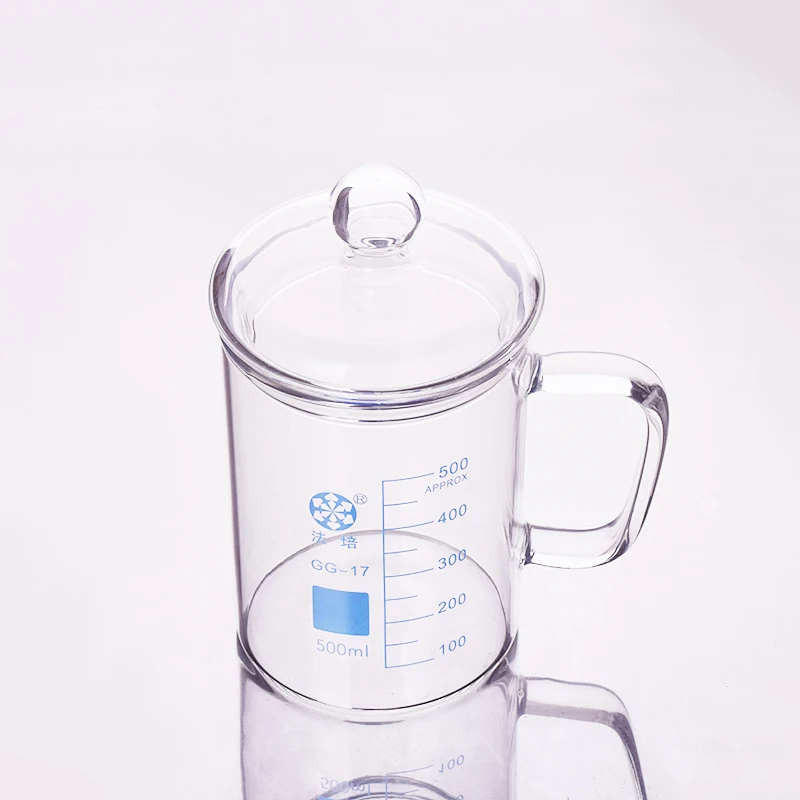 Beaker-in-low-form-with-glass-handle-and-no-spout-500ml-Outer-diameter ...