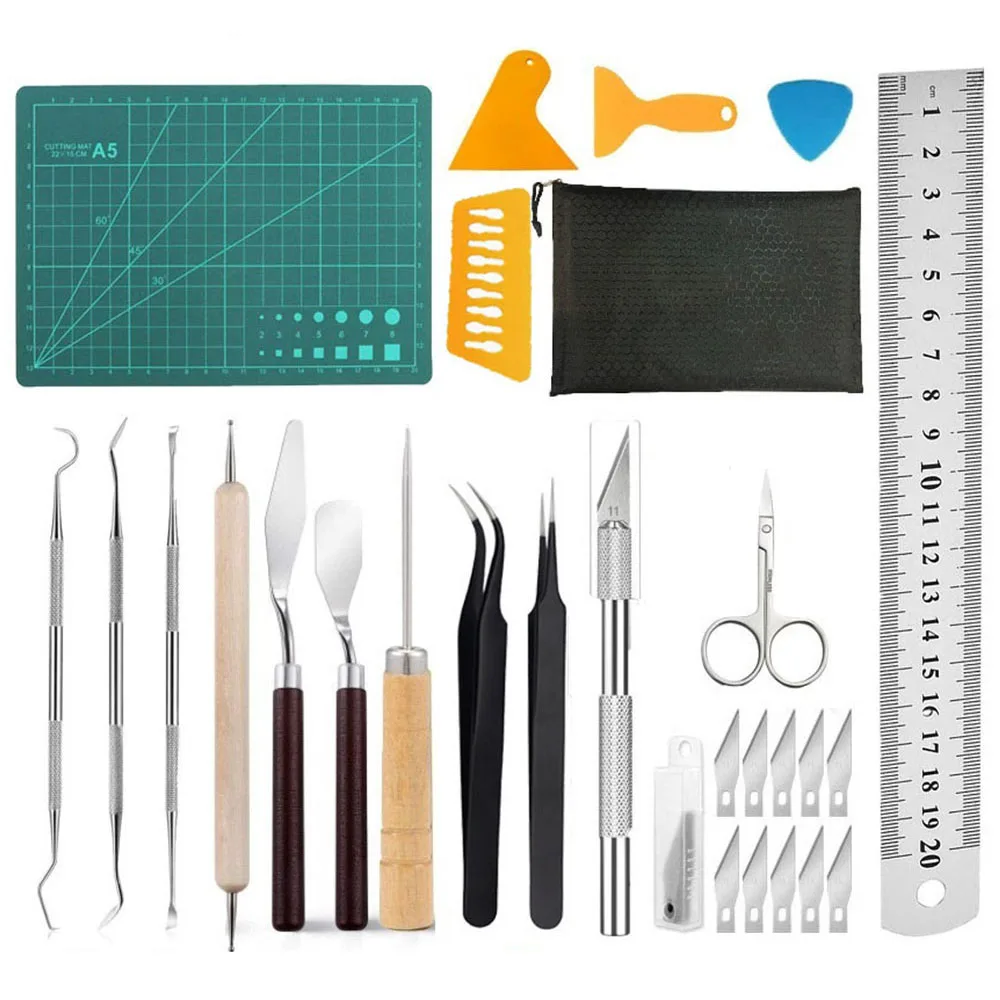 1set-Craft-Vinyl-Weeding-Tools-Set-Basic-Vinyl-Tool-Silhouettes-Cameos ...
