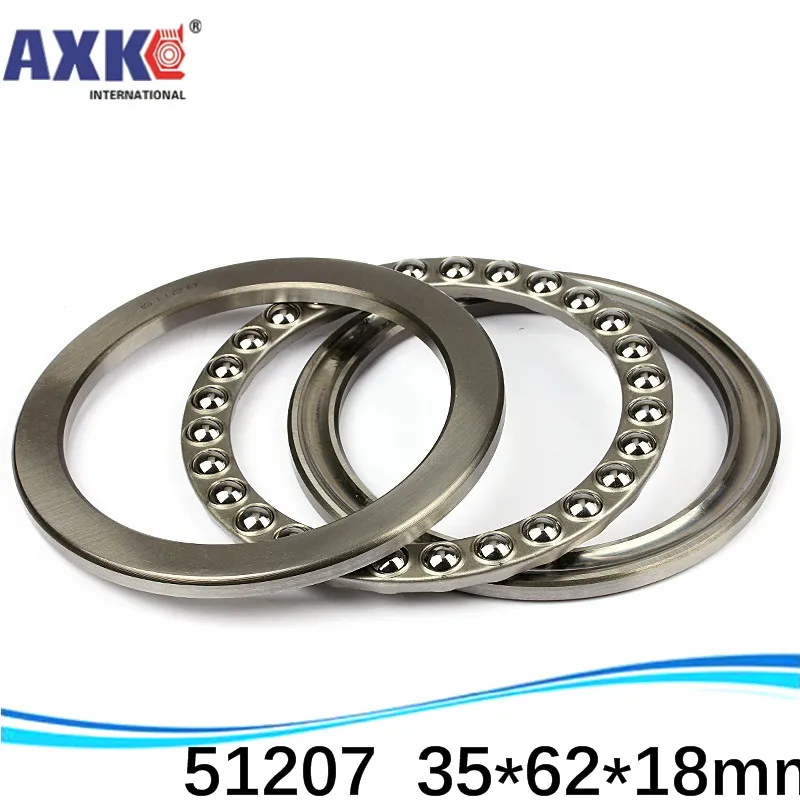 (1pcs) Axial Ball Thrust Bearing 51207 35*62*18 mm Plane thrust ball ...