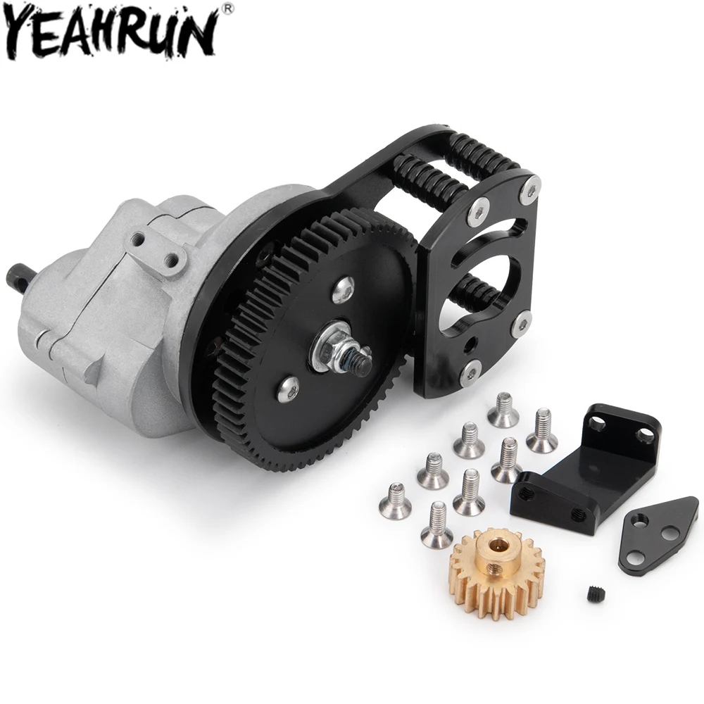 YEAHRUN Transmission Case Center Gearbox with Motor Gear Metal ...