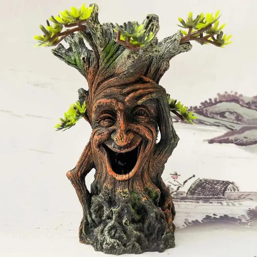 Wood-Tree-Man-Aquarium-Decoration-Ornaments-Fish-Shrimp-Shelter-Fish ...