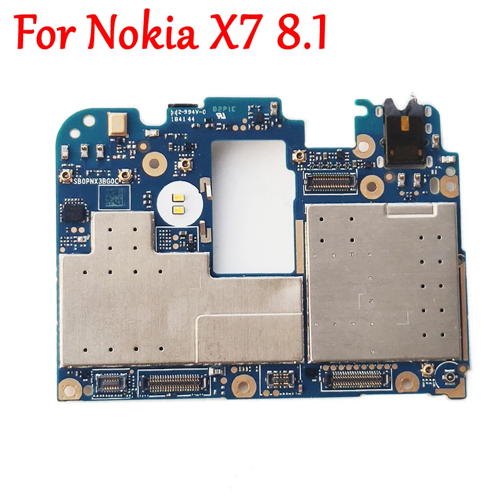 Tested-Full-Work-Original-Unlock-Motherboard-For-Nokia-8-1-X7-64GB ...
