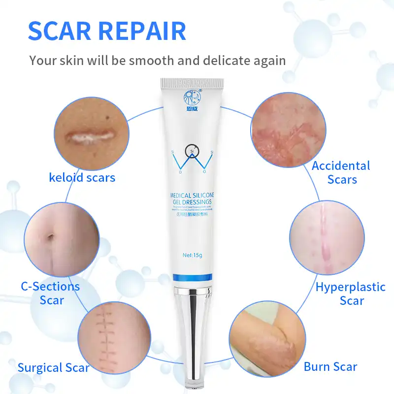 Scar Removal Safe Effective Medical Silicone Acne Scars Gel Flatten ...
