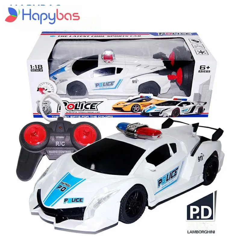 Electric 2CH Remote Control Simulation Vehicle Car 1:18 RC Wireless Toy ...