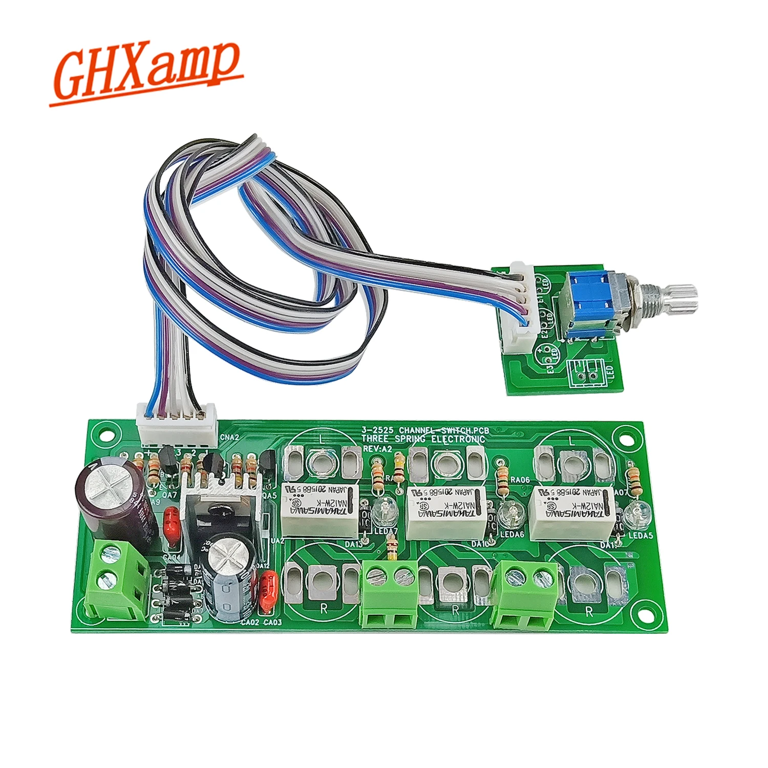 Amplifier 3-way Audio Source Switch Board Input Switch board 7812 ...