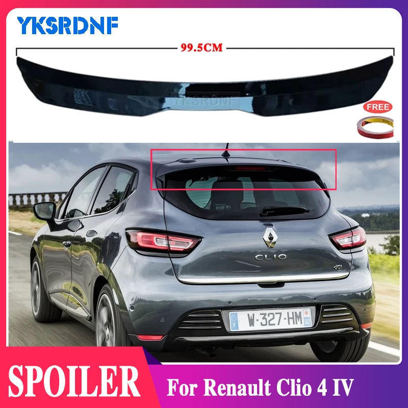 For-Renault-Clio-4-Spoiler-2012-2013-2014-2015-2016-2017-2018-2019 ...