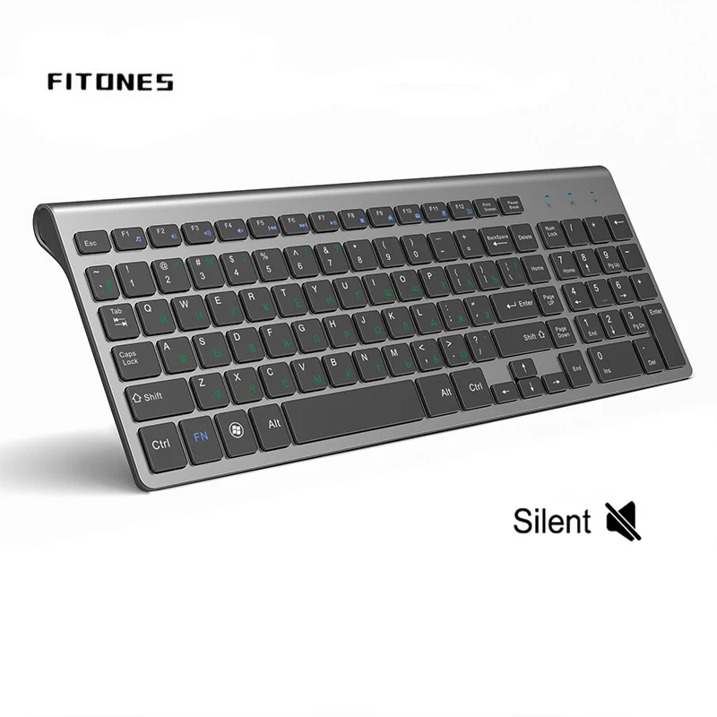 Russian Layout, Wireless Keyboard, Portable Full Size, Usb Stable ...
